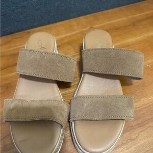 hazel | Shoes | Hazel Womens Brown Slide Sandals | Poshmark